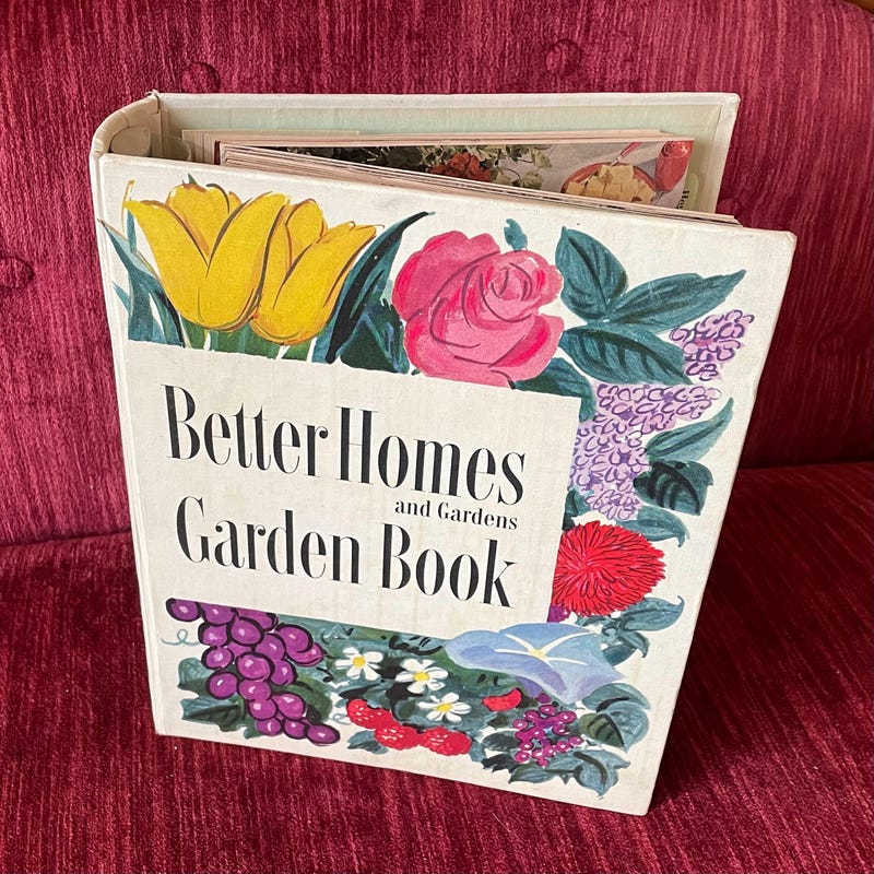 Vintage Garden Book - Etsy