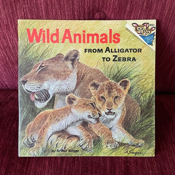 Vintage Animal Alphabet Book - Etsy