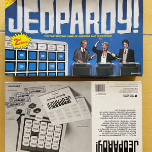 Vintage 1988 Jeopardy Board Game by Pressman Complete 1980s Trivia Game ...