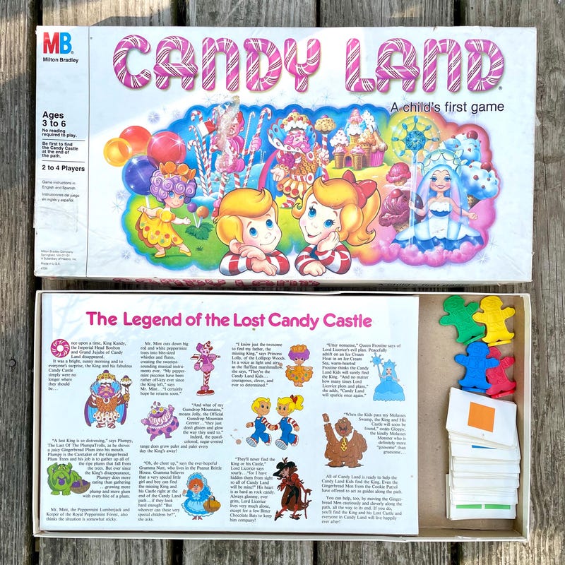 Candy Land Board Game - Etsy