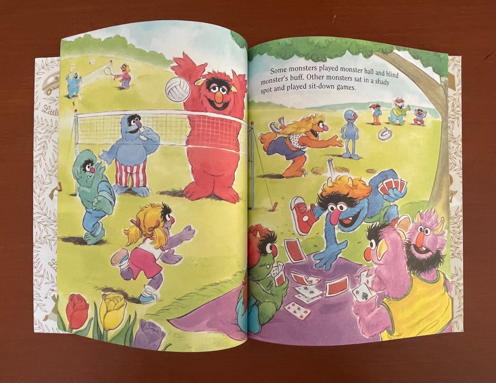 Vintage 1991 “the Monsters’ Picnic” Little Golden Book - Sesame Street ...