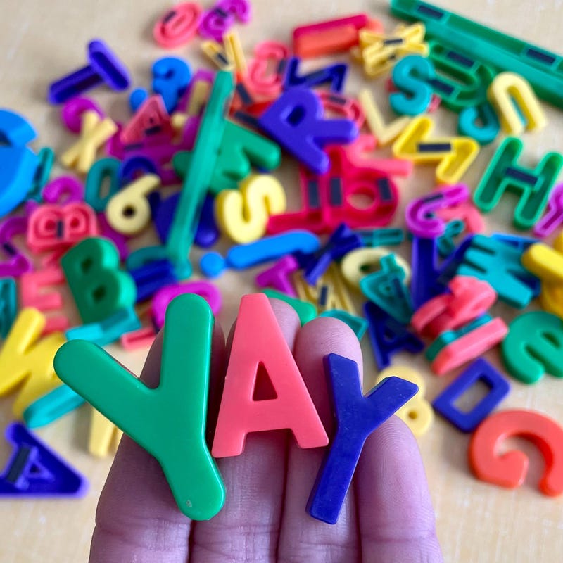 Magnetic Letters - Etsy