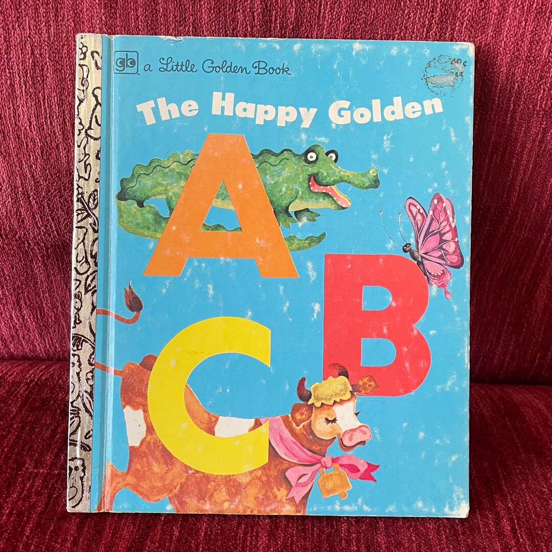 Vintage 1974 “the Happy Golden ABC” Little Golden Book - Kids’ Alphabet ...