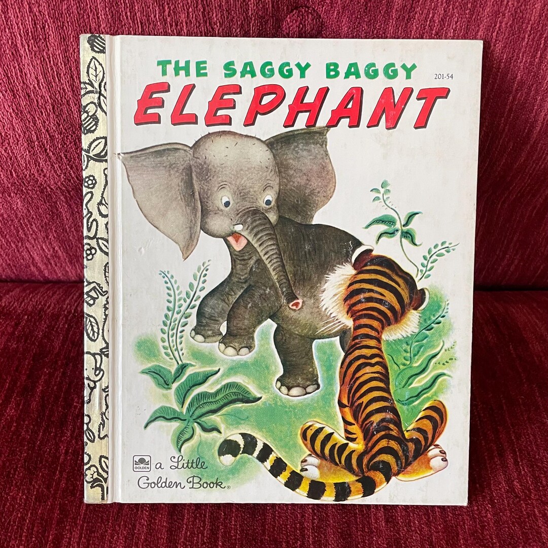 Vintage 1992 “the Saggy Baggy Elephant” - A Little Little Golden Book ...