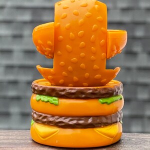 Vintage 1987 Mcdonalds Big Mac Changeables Toy 1980s Happy Meal Big Mac ...