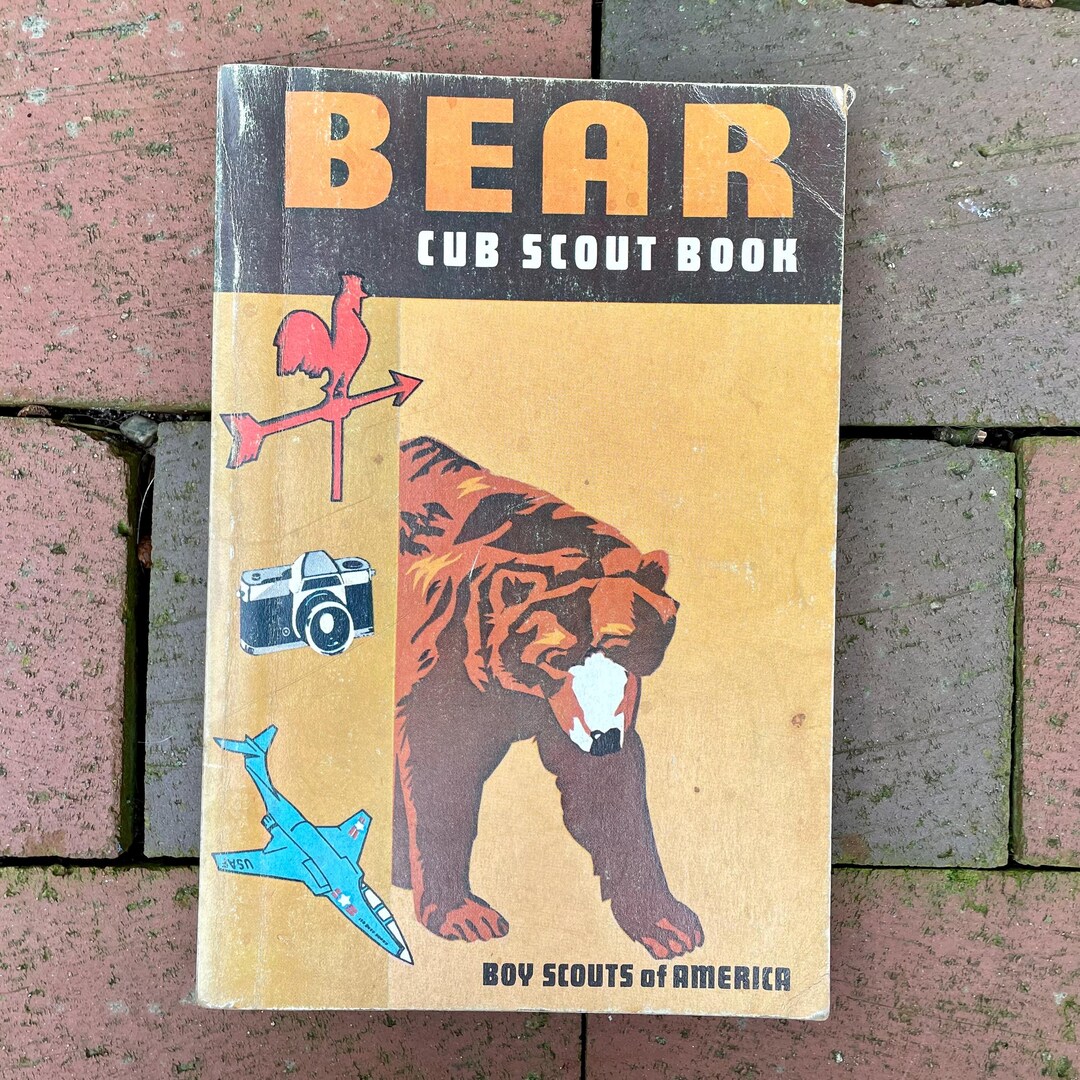 Vintage 1969 “bear Cub Scout Book” - Cub Scouts Achievements ...