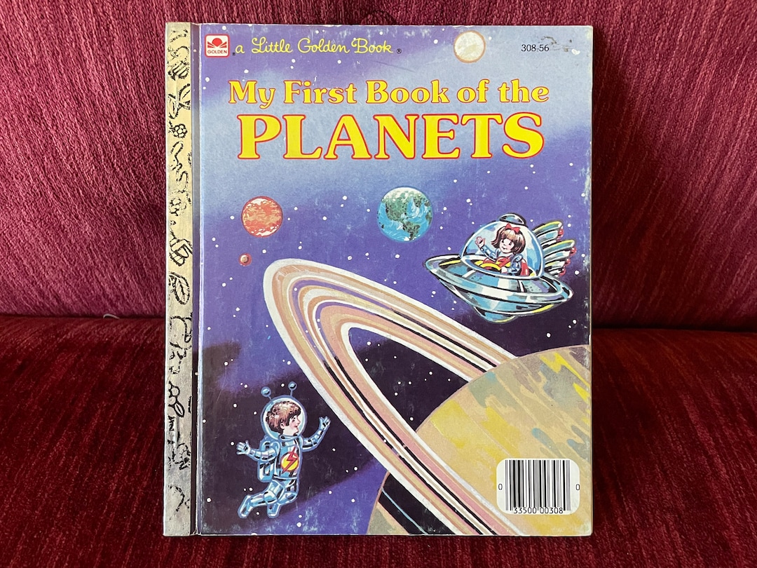 Vintage 1985 “my First Book of Planets” Little Golden Book - Kids Space ...