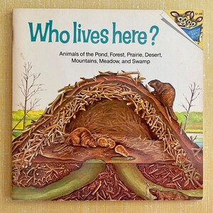 Vintage 1978 who Lives Here by Dot and Sy Barlowe Please Read to Me ...