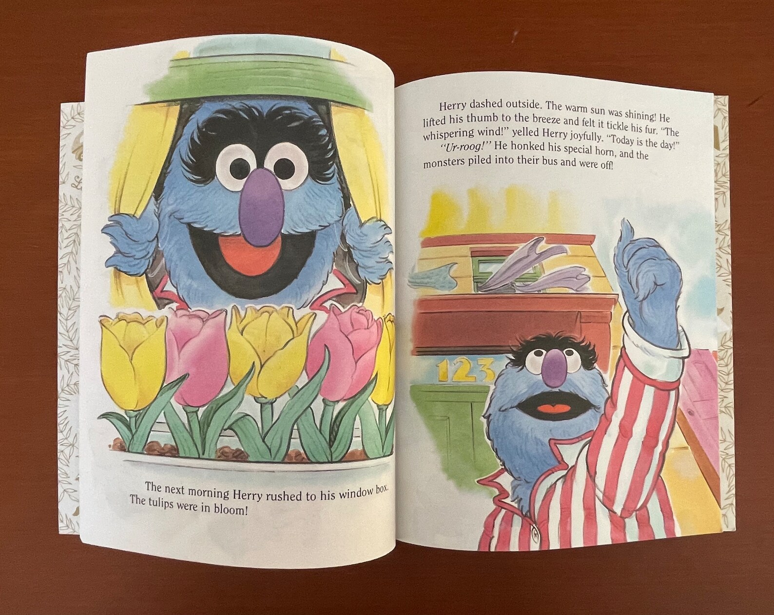 Vintage 1991 “the Monsters’ Picnic” Little Golden Book - Sesame Street ...