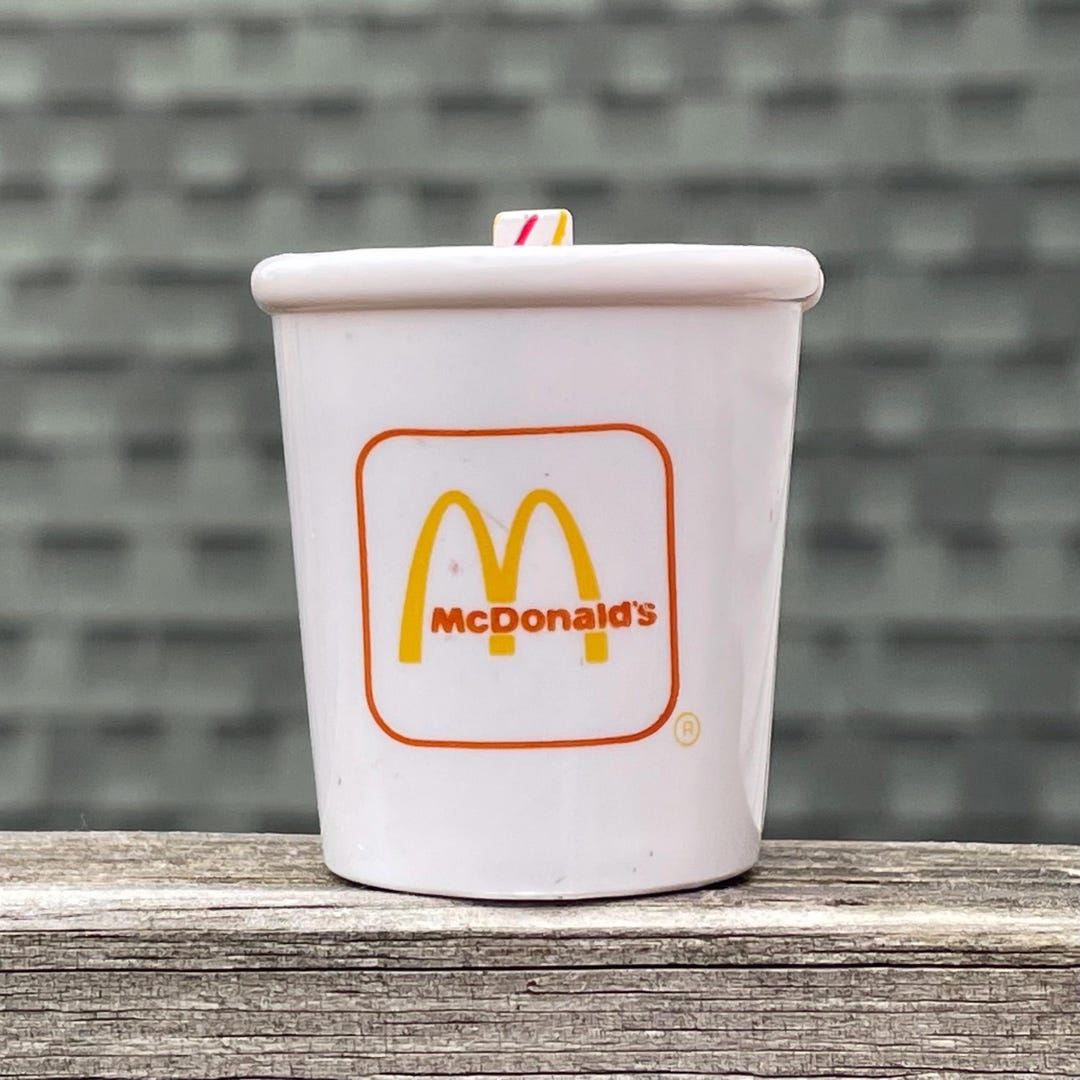 Vintage 1990 Mcdonald’s “tri-shake-atops” Milkshake Mcdino Changeables ...