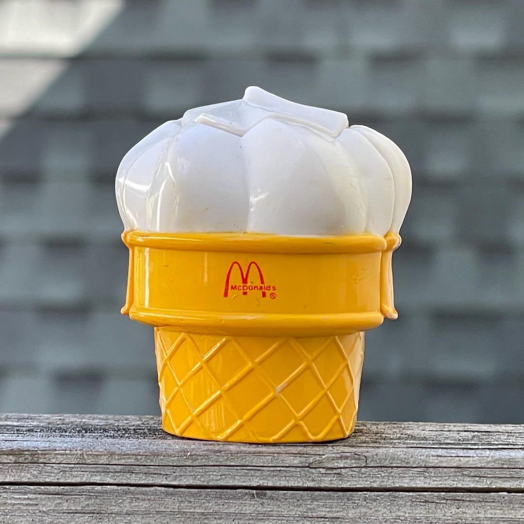 Vintage 1988 Mcdonalds Turbo Cone Changeables Toy 1980s Collectible ...