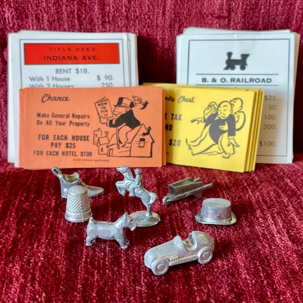 Monopoly Tokens - Etsy