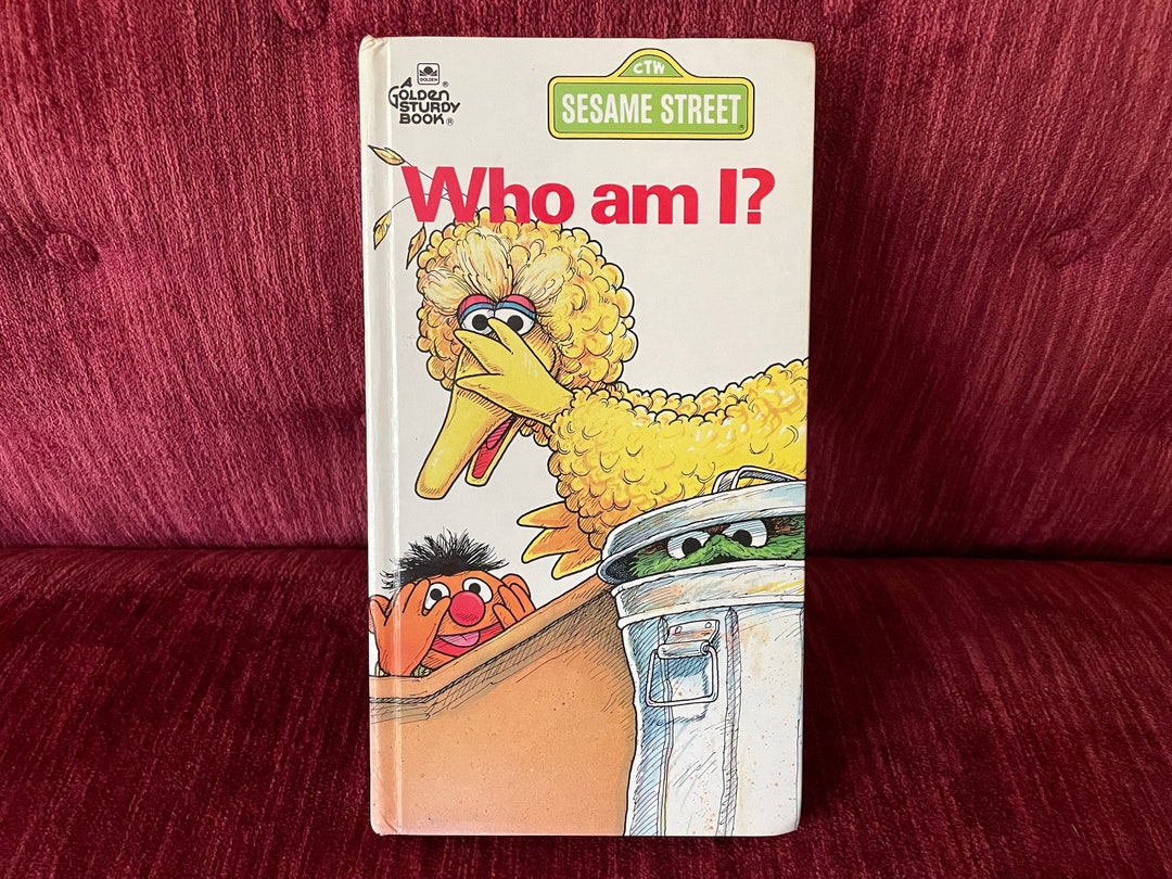 Vintage “who Am I?” A Golden Sturdy Book - Sesame Street Muppets ...