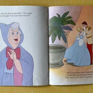 Vintage 1987 walt Disneys Cinderella a Golden Super Shape Book ...