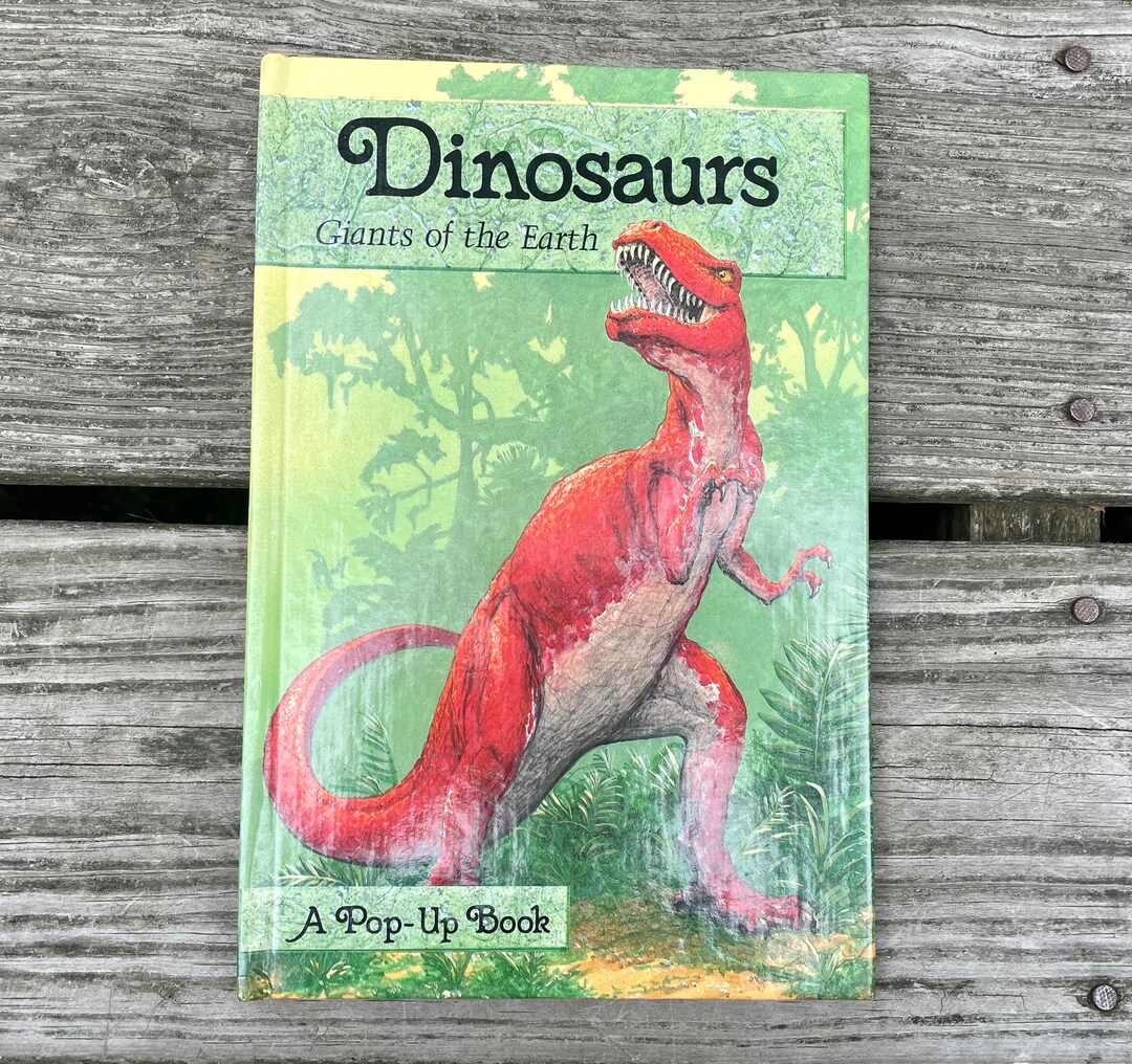Vintage 1988 “dinosaurs: Giants of the Earth” Hardcover Pop-up Book ...