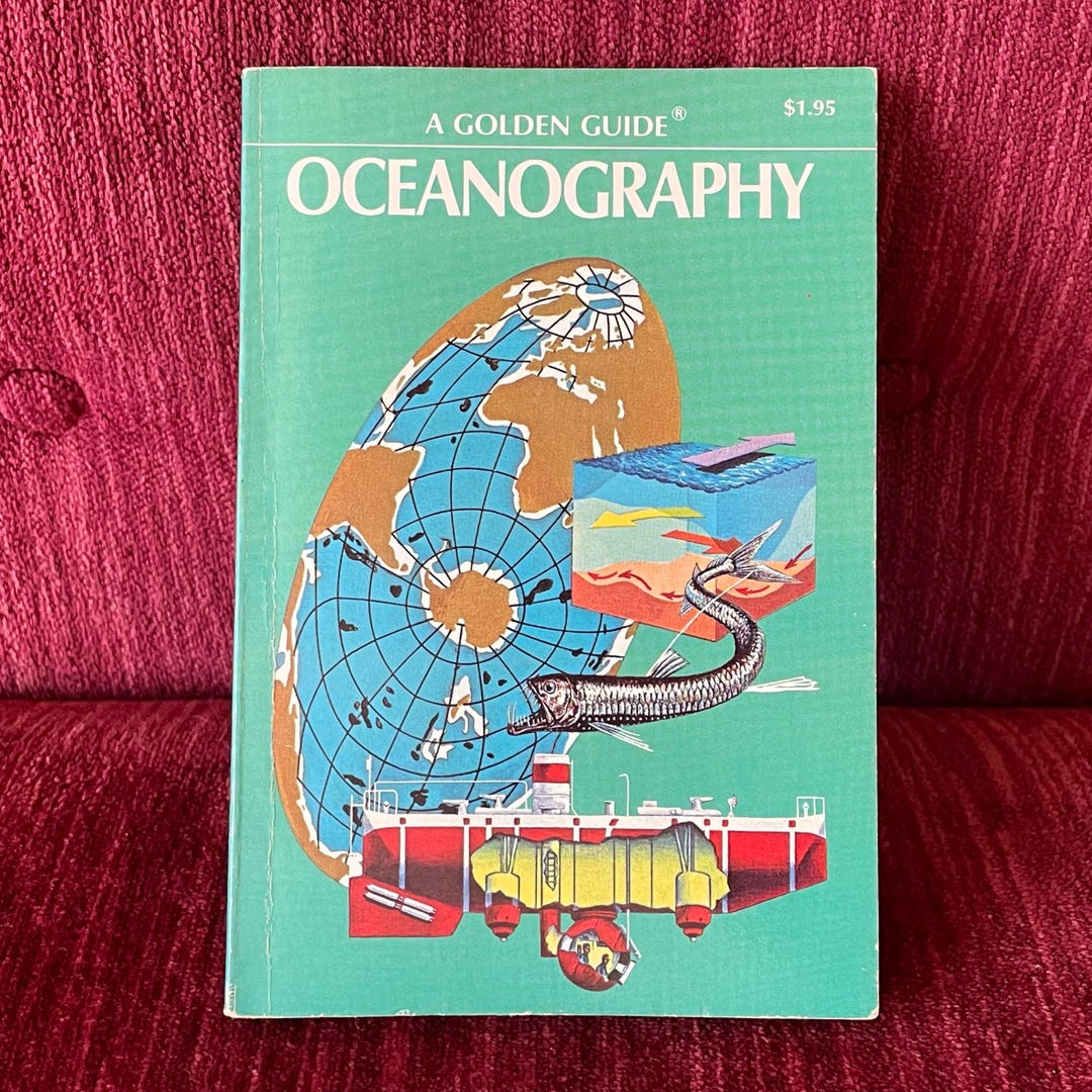 Vintage 1972 Golden Press A Golden Guide “oceanography” - A Golden ...