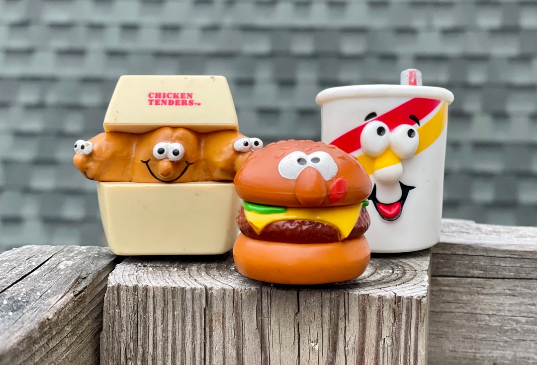 Set of 3 Vintage 1989 Burger King Lickety Splits Rolling Racers Toys ...