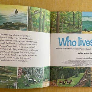 Vintage 1978 who Lives Here by Dot and Sy Barlowe Please Read to Me ...