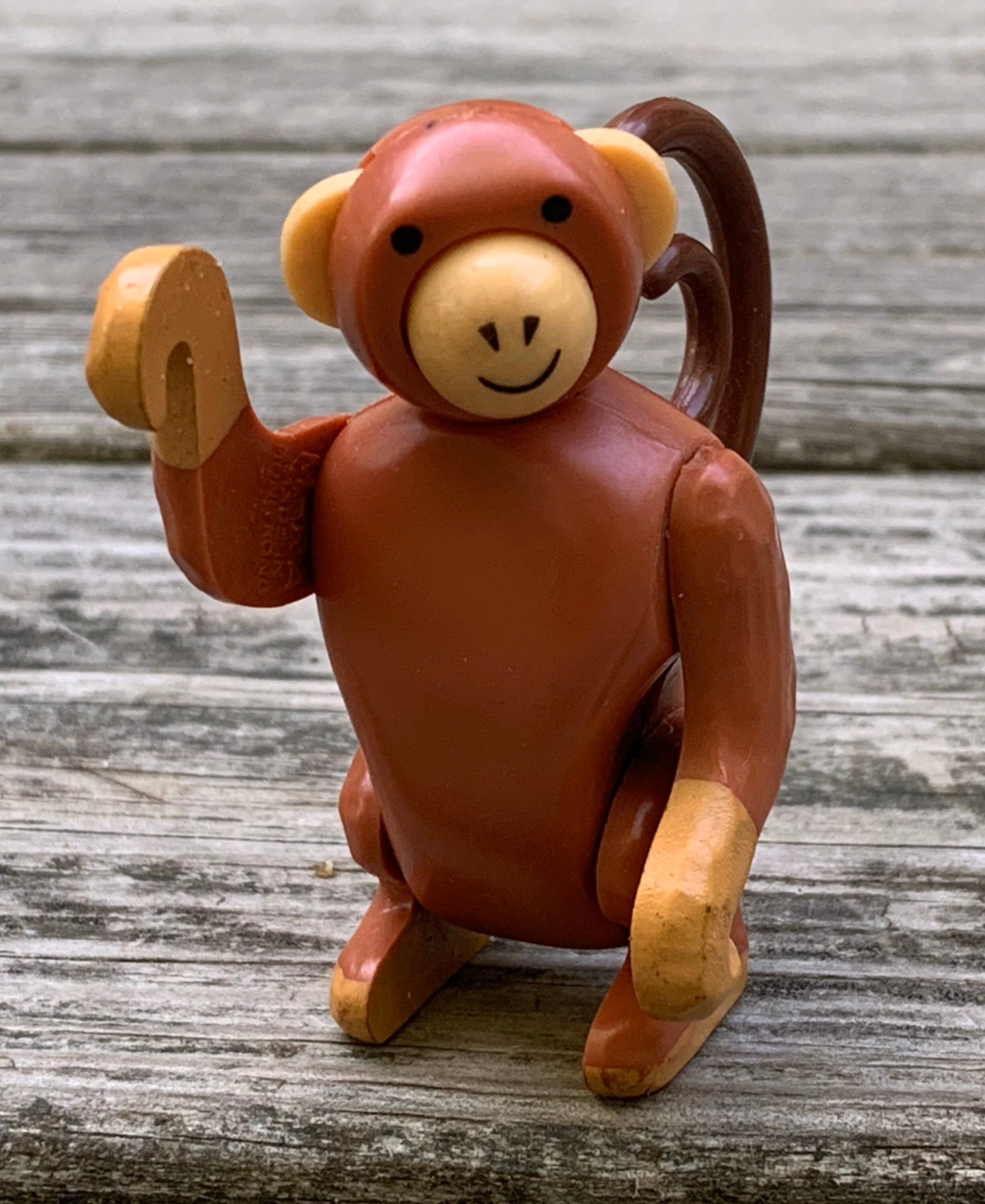 Vintage Fisher Prix Little People Monkey avec queue bouclée | Etsy