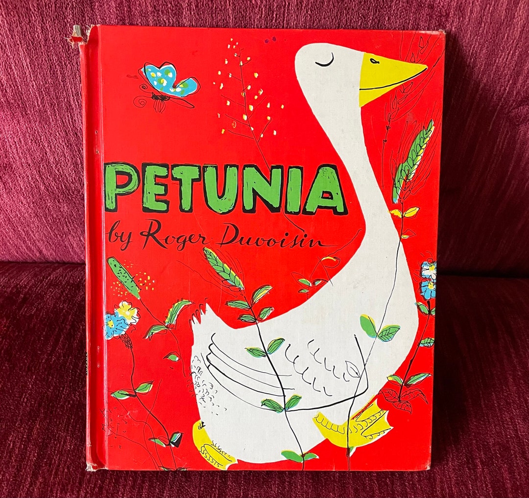 Vintage 1950 “petunia” by Roger Duvoisin Hardcoevr Book - Goose Kids ...