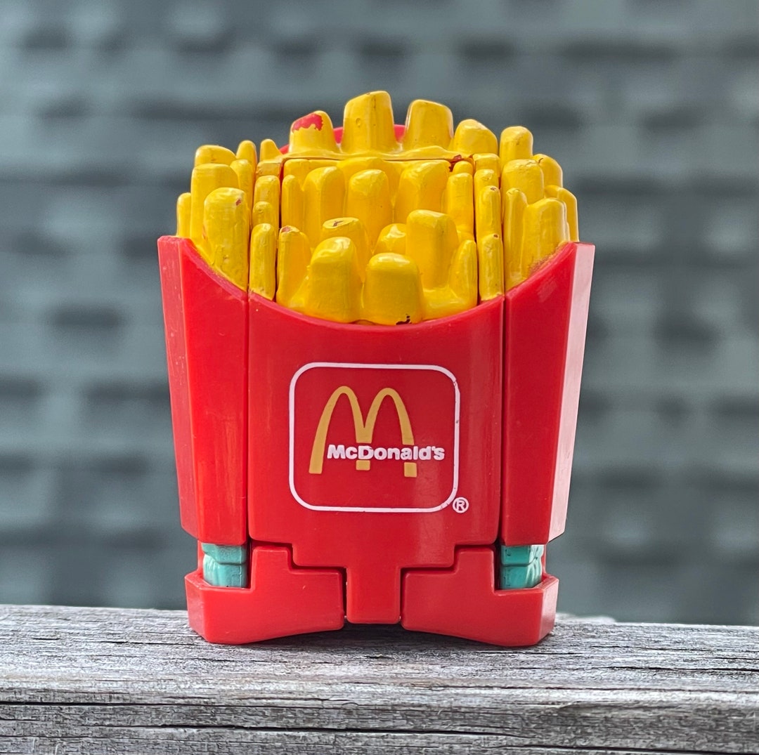 Vintage 1987 Mcdonalds Large Fries Changeables Toy 1980s Collectible ...
