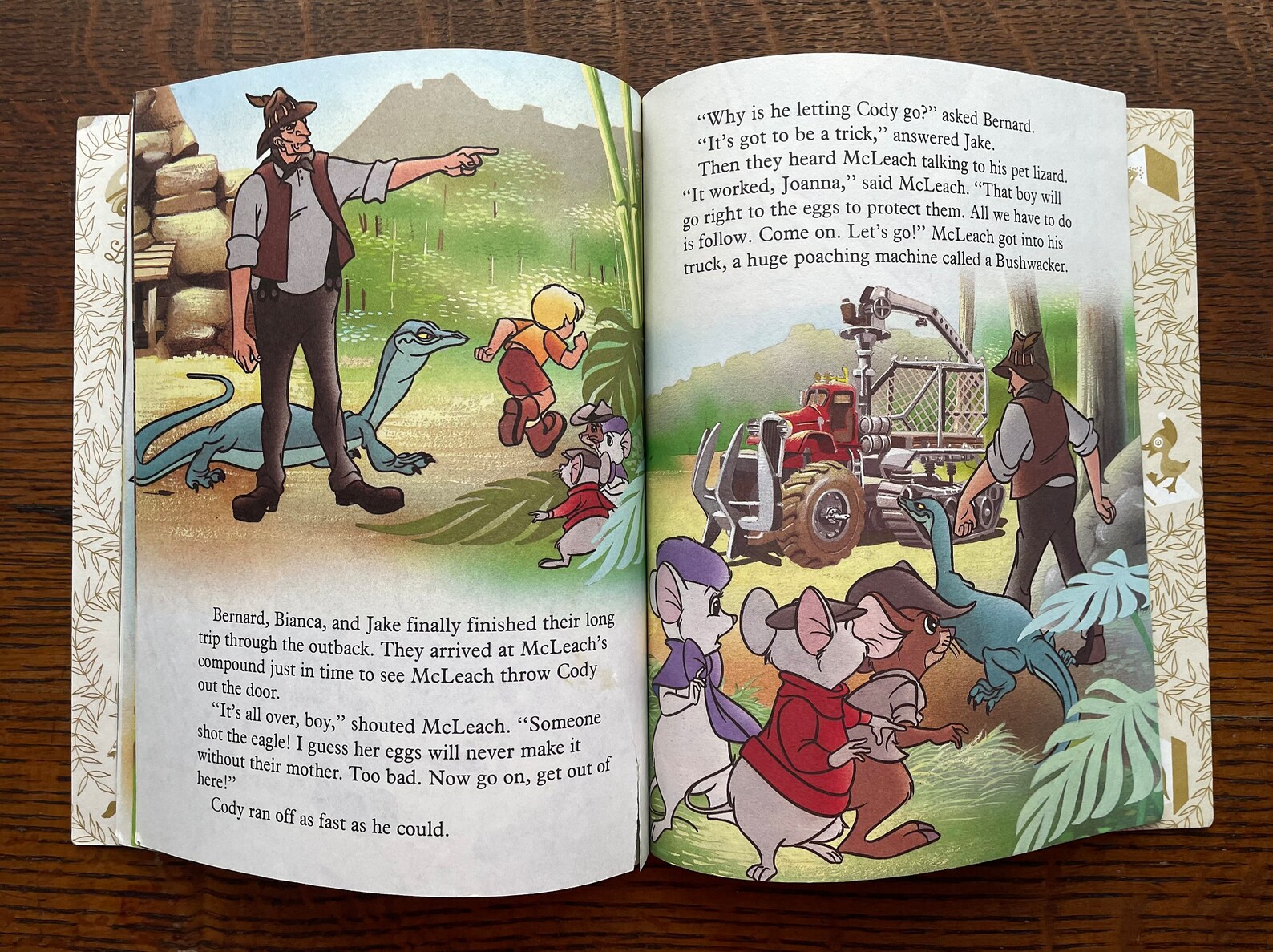 Vintage 1990 the Rescuers Down Under Little Golden Book - Etsy