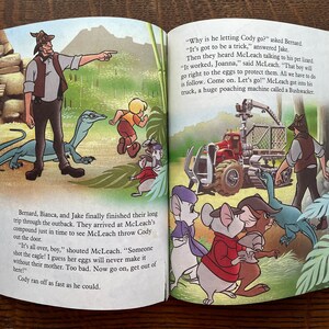 Vintage 1990 the Rescuers Down Under Little Golden Book Walt Disney ...