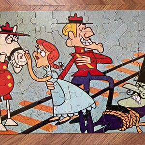 Vintage 1971 60 Piece “dudley Do Right” Puzzle - Snidely Whiplash ...