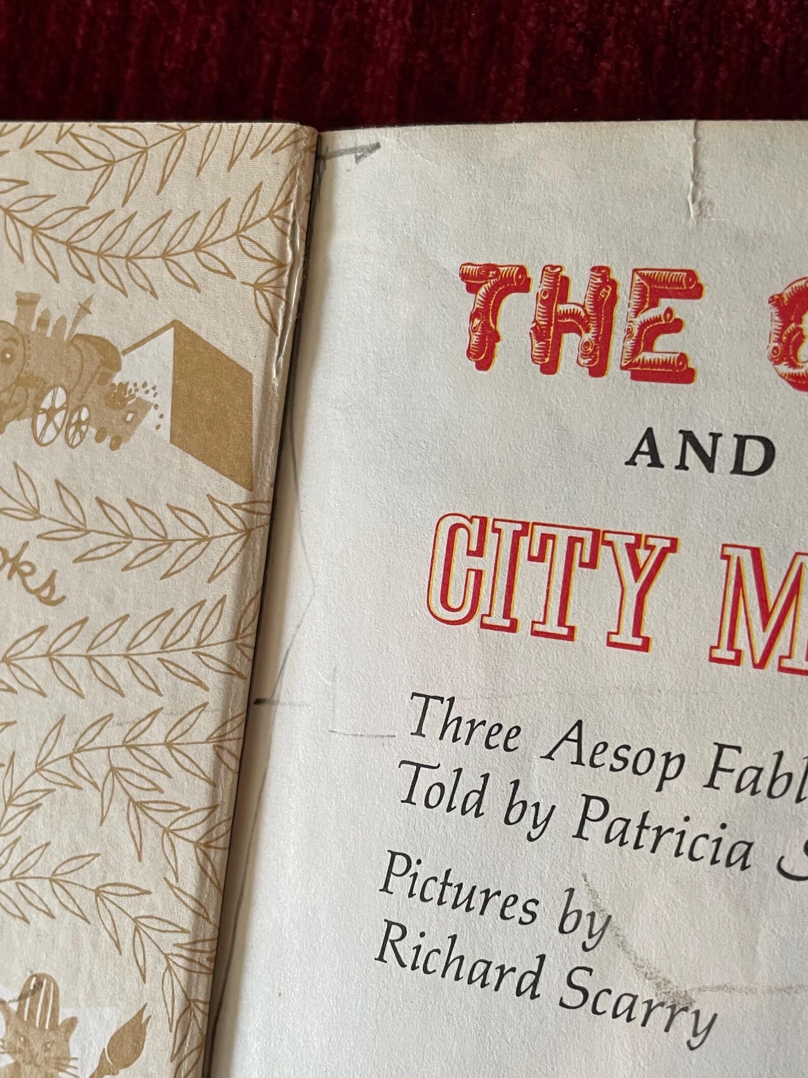 Vintage the Country Mouse and the City Mouse Little Golden Book - 1980s ...