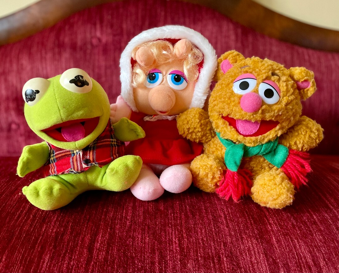Set of 3 Vintage Muppet Babies Christmas Plush Toys 1987 Jim - Etsy