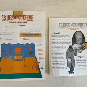 Vintage “13 Dead End Drive” 3D Board Game by Milton Bradley - 1993 ...