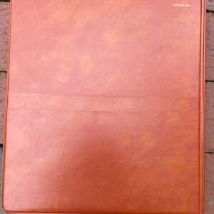 Vintage Atari Game Storage Binder ATARI 2600 Brown Storage Binder Game ...