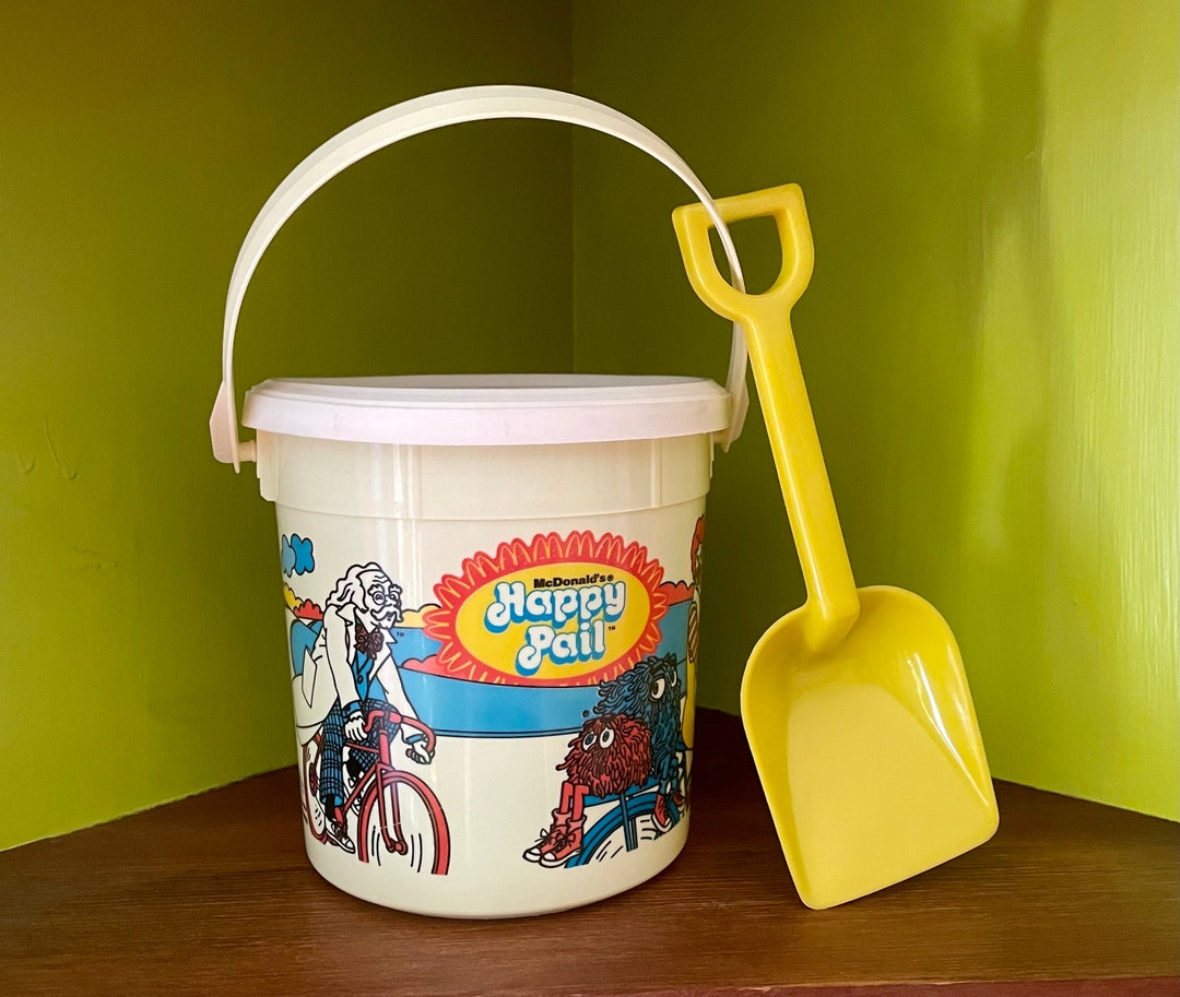 Vintage 1983 Mcdonald’s Happy Pail and Shovel - 1980s Collectible Toys ...