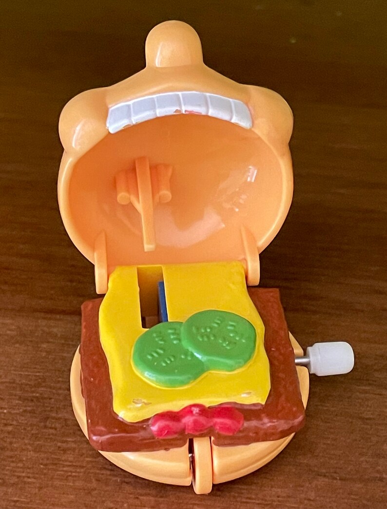 Vintage 1991 Wendys Wacky Wind-ups Burger Toy | Etsy