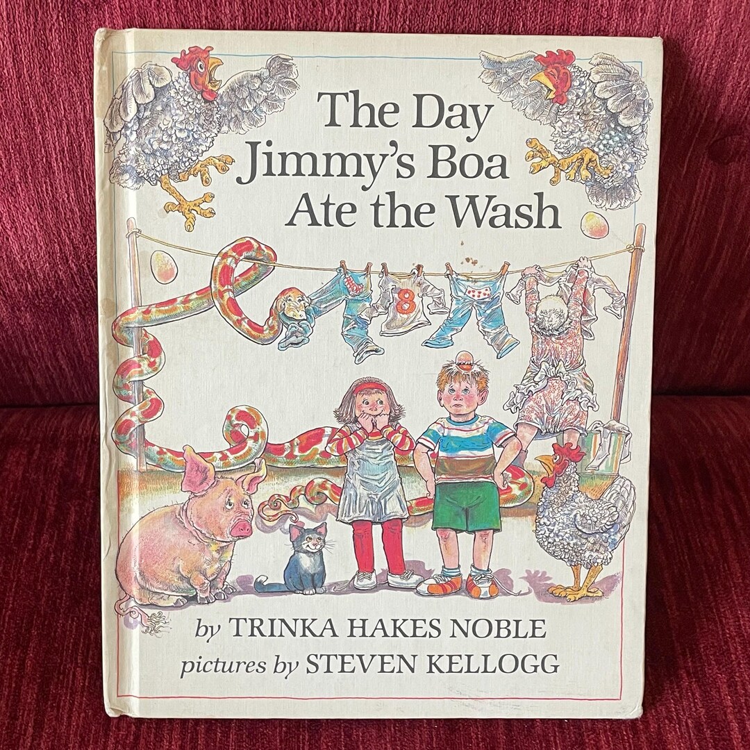 Vintage 1982 “the Day Jimmy’s Boa Ate the Wash” by Trinka Hakes Noble ...