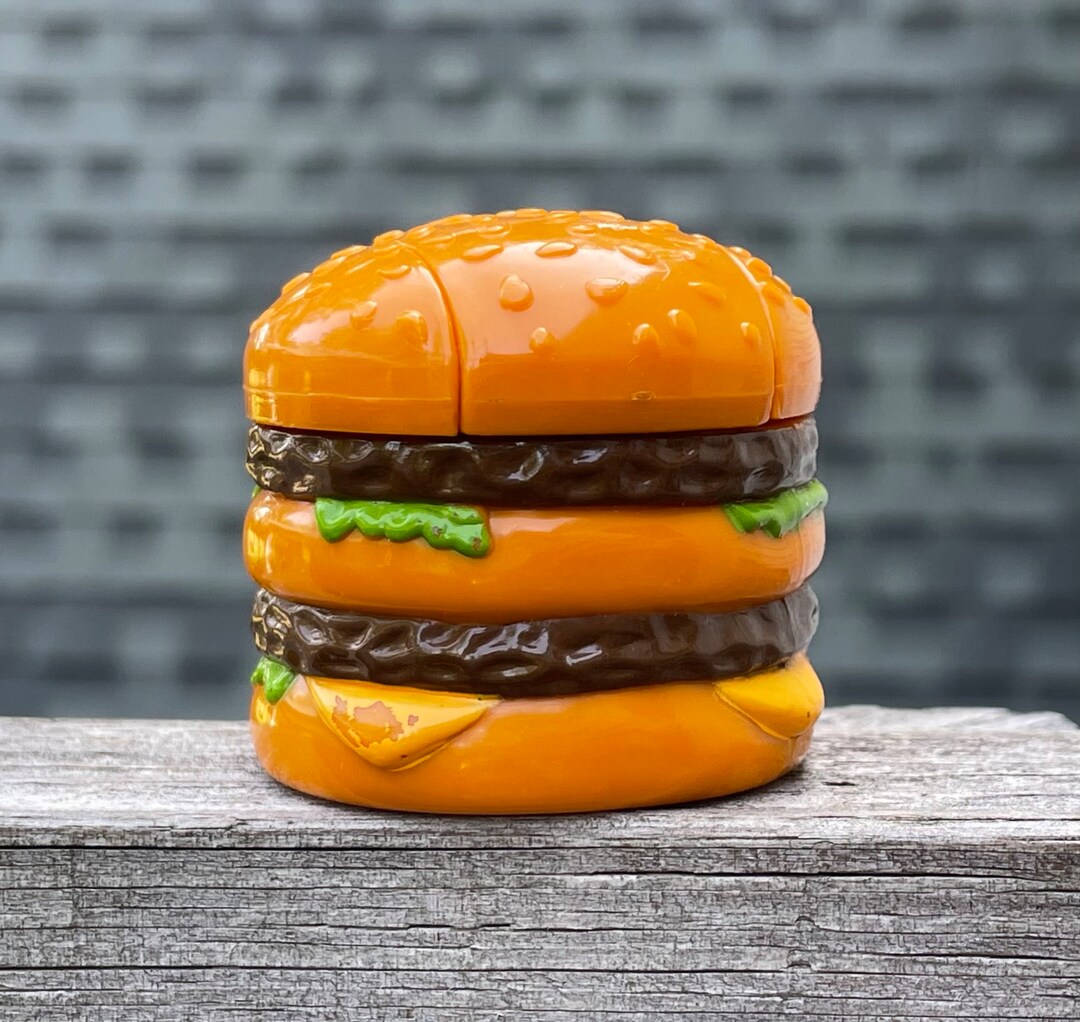 Vintage 1987 Mcdonalds Big Mac Changeables Toy 1980s Happy Meal Big Mac ...