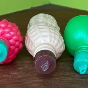 Vintage Trio of Ce De Candy Containers - Peanut, Apple and Strawberry ...