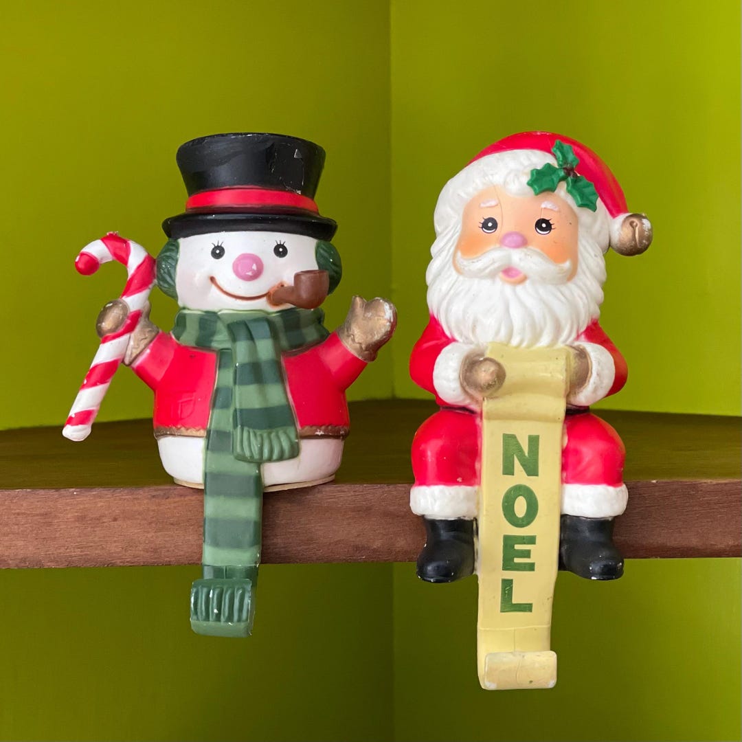 Vintage Handmade Safety Pin Angel Figurine - Vinyl Doll Head Christmas Angel - 1960s Safty Pin ...