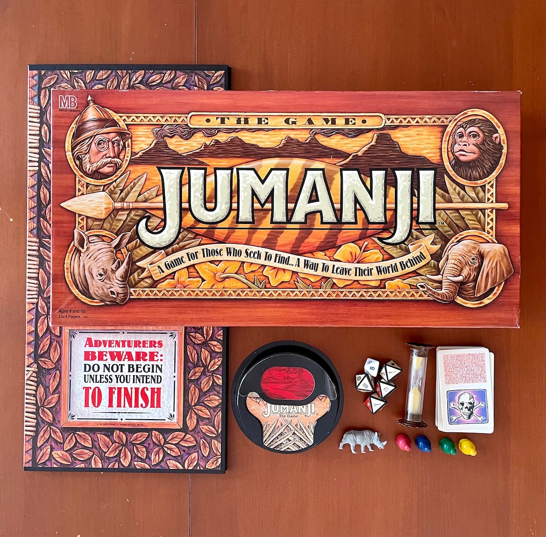 Vintage 1995 “jumanji” Board Game by Milton Bradley - Tristar Pictures ...