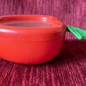 Vintage Playskool Apple Rattle 51 Plastic Half Apple With Wooden Beads ...