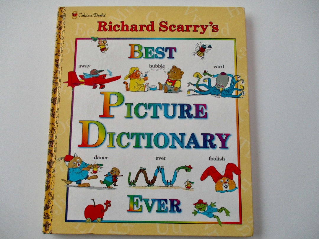 90s Richard Scarry's Best Picture Dictionary Ever - Vintage Book ...