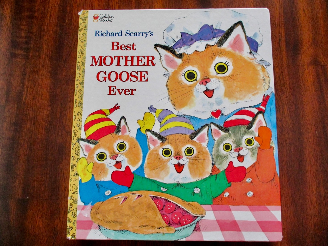 90s Richard Scarry's Best Mother Goose Ever - Vintage Book, Hardcover ...