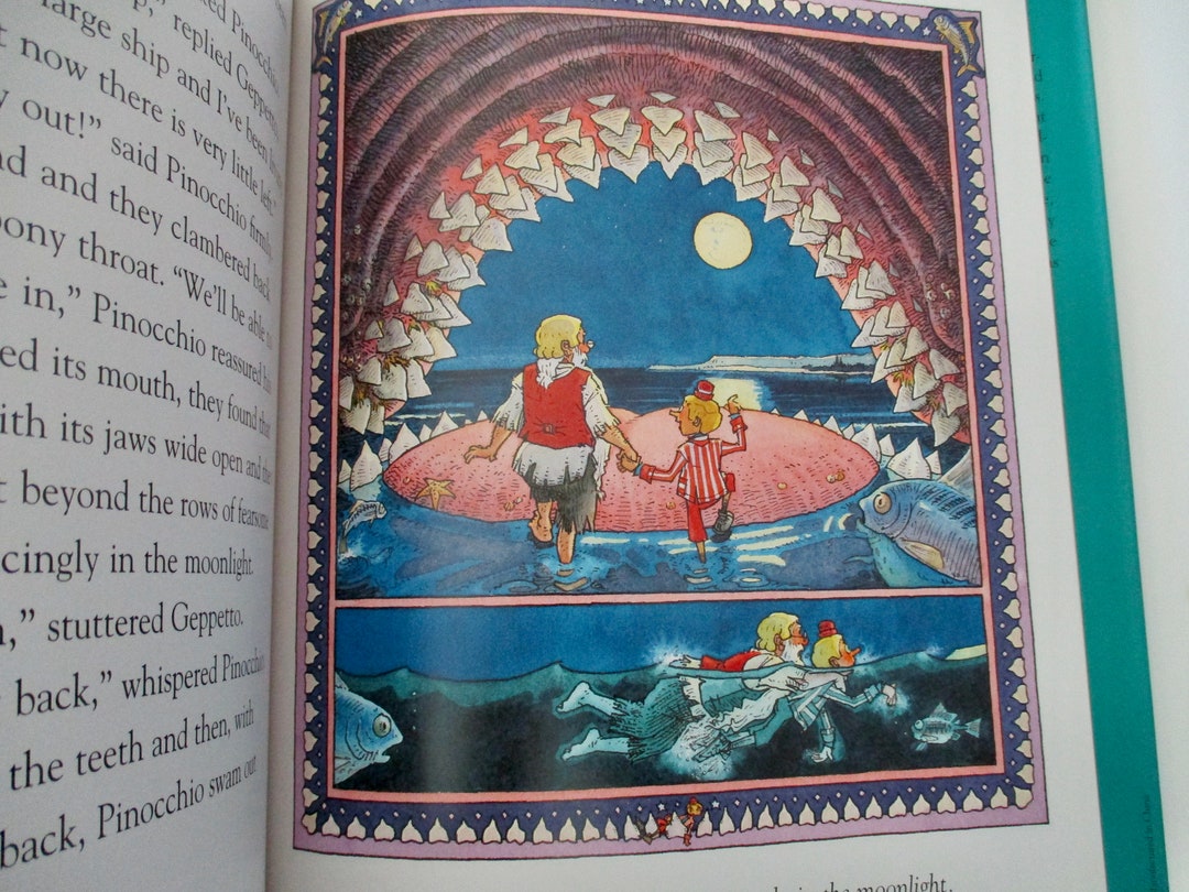 Vintage Book- the Adventures of PINOCCHIO, Collodi, Illustrated by ...