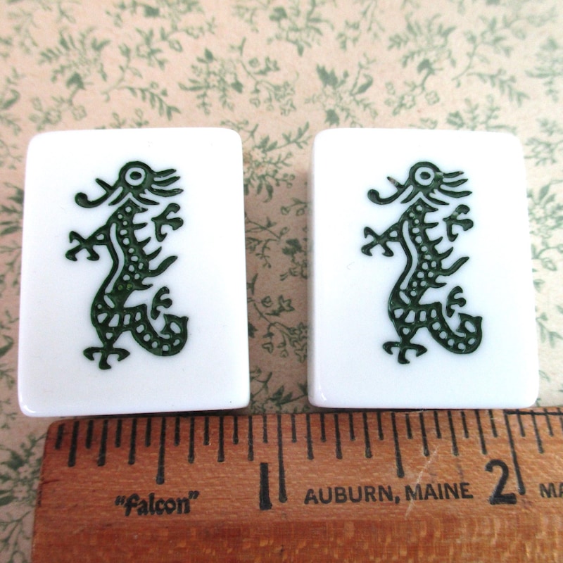 Chinese Mahjong Green Tiles - Etsy
