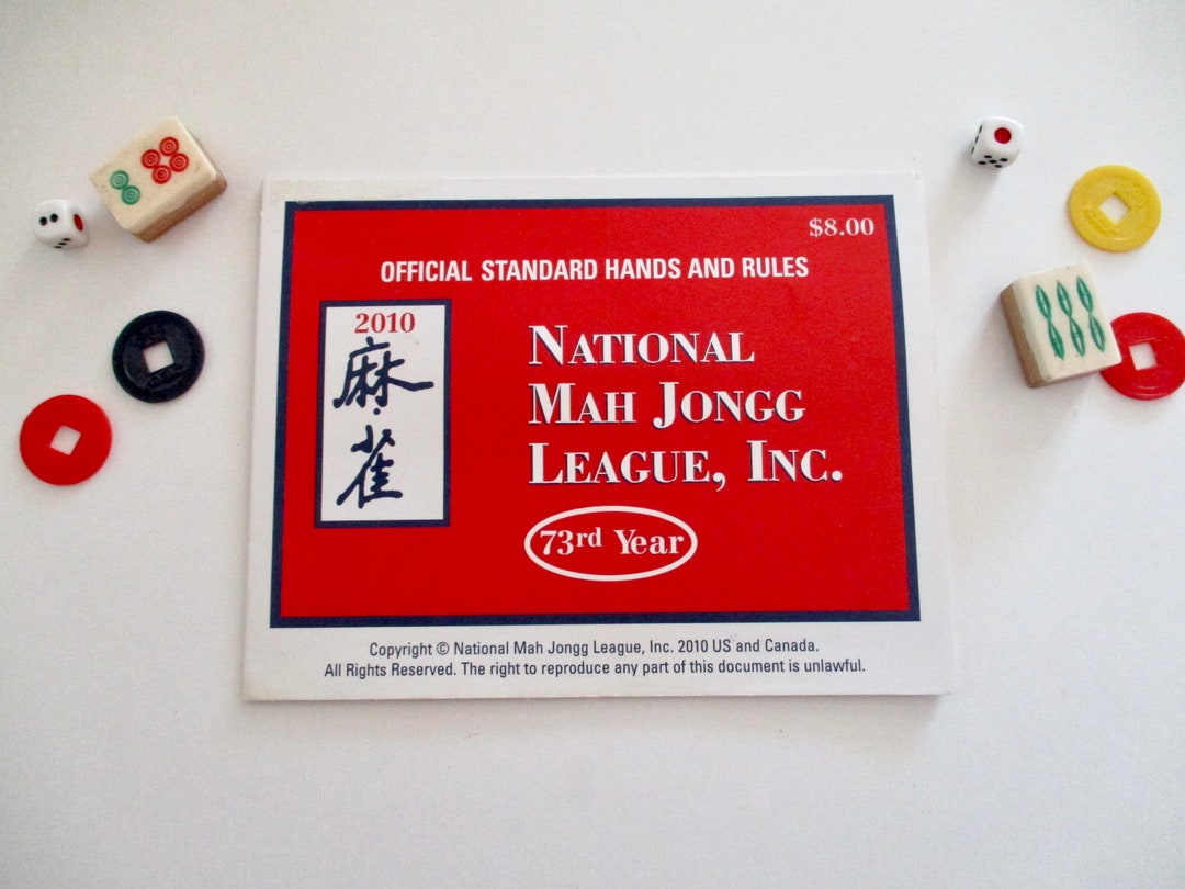 Mah Jongg Card - Standard Hands and Rules, National Mah Jongg League ...