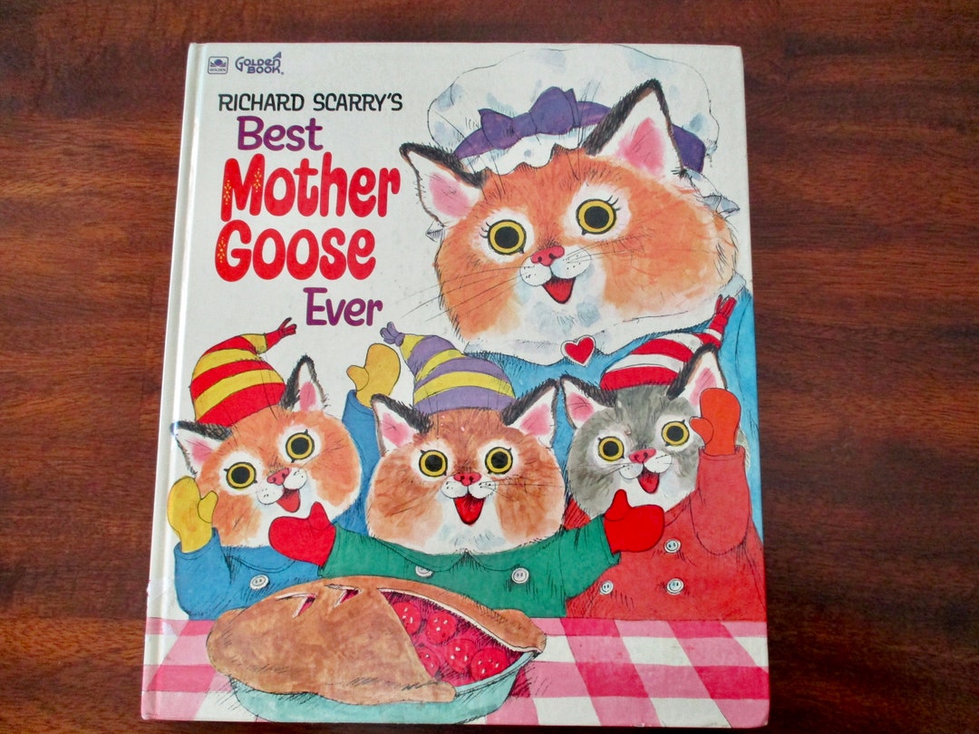 Richard Scarry's Best Mother Goose Ever Vintage Book, Hardcover - Etsy