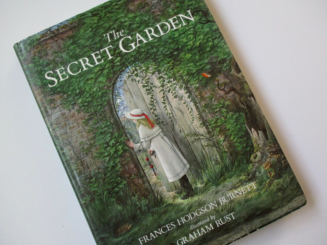 The Secret Garden - 80s Hardcover Book, Frances Hodgson Burnett ...