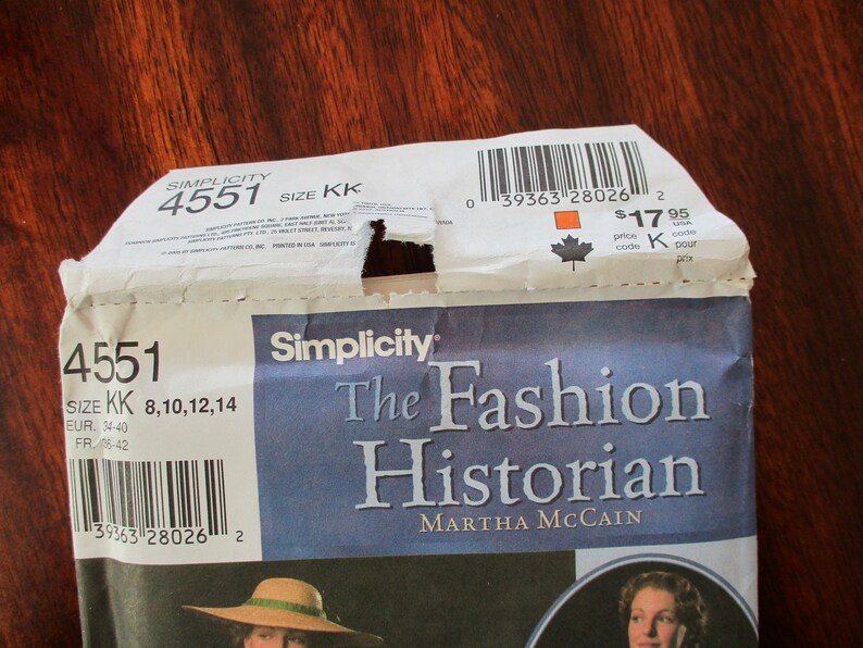 Simplicity Pattern 4488 Uncut Unused Costume the Fashion - Etsy