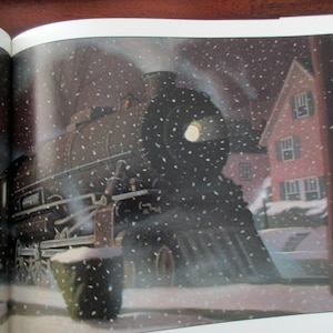 Vintage Hardcover Book - the Polar Express, Chris Van Allsburg - Etsy