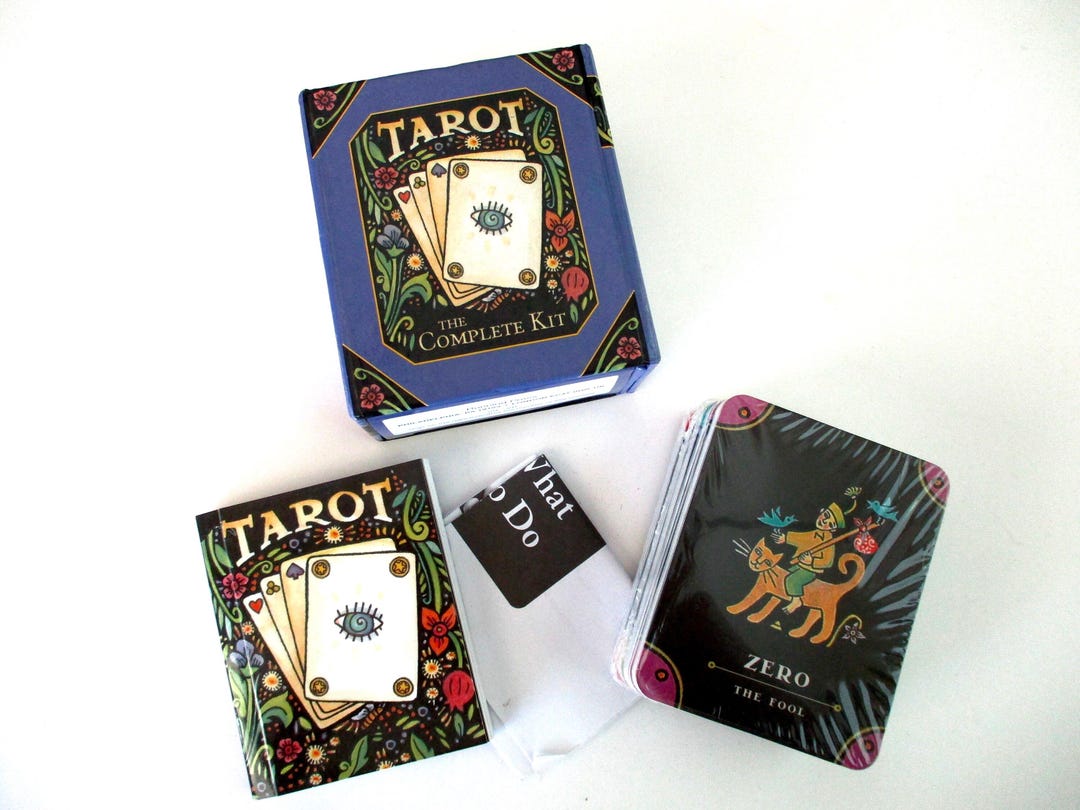 Vintage Tarot Card Deck: 78 Cards & Instruction Book, New in Package - Etsy